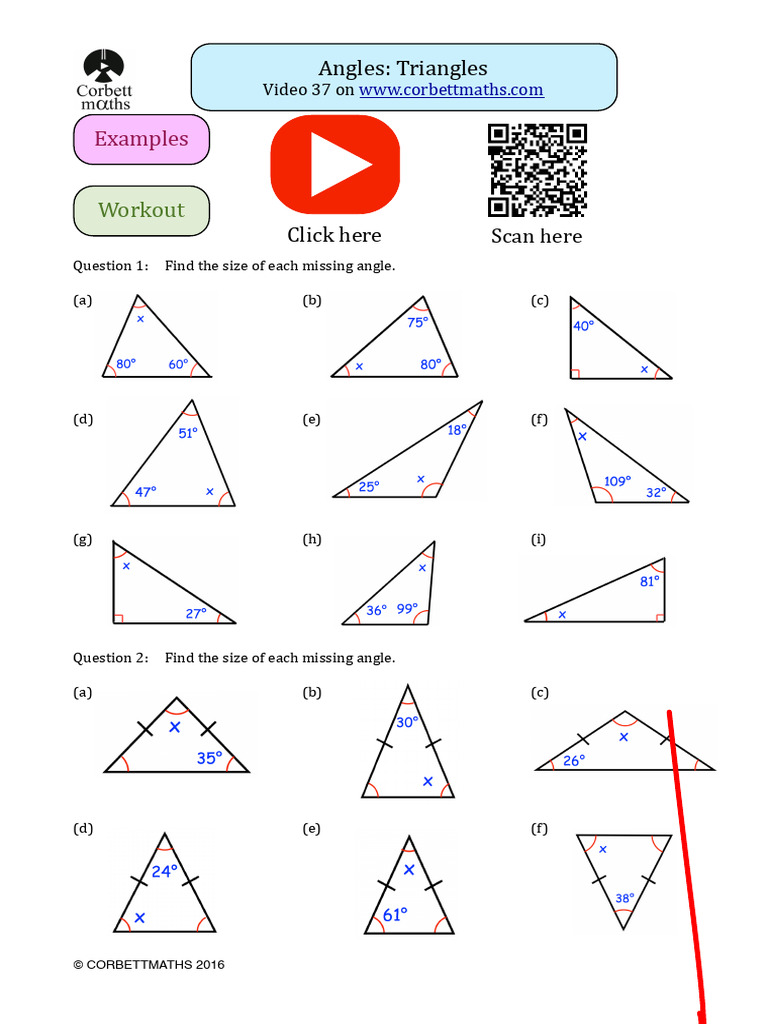 angles-in-a-triangle-pdf1 | PDF | Triangle | Angle