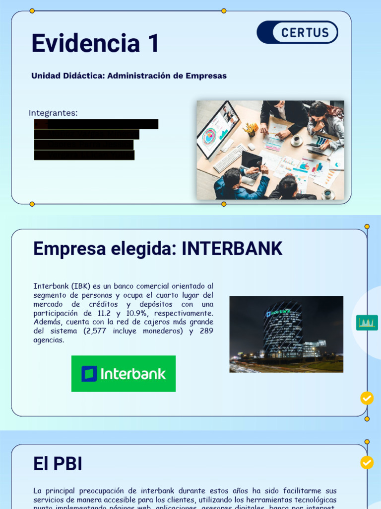 TRABAJO INTERBANK | PDF | Bancos | Business