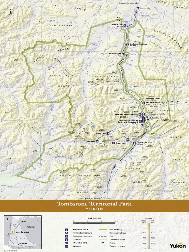 Env Tombstone Territorial Park Map | PDF