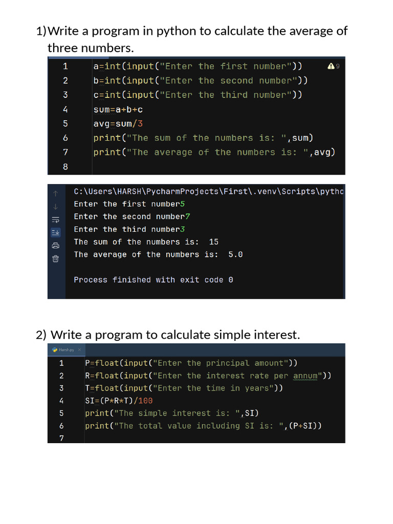 First 5 programs | PDF