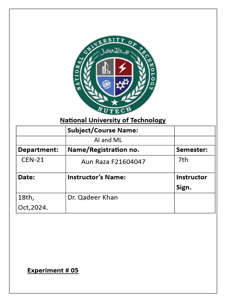 AIandMLlab5 | PDF | Linear Regression | Dependent And Independent Variables