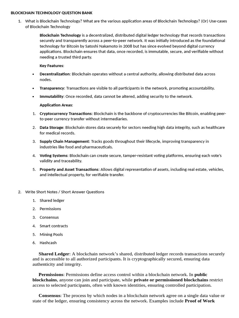 Imp Q | PDF | Cryptocurrency | Bitcoin