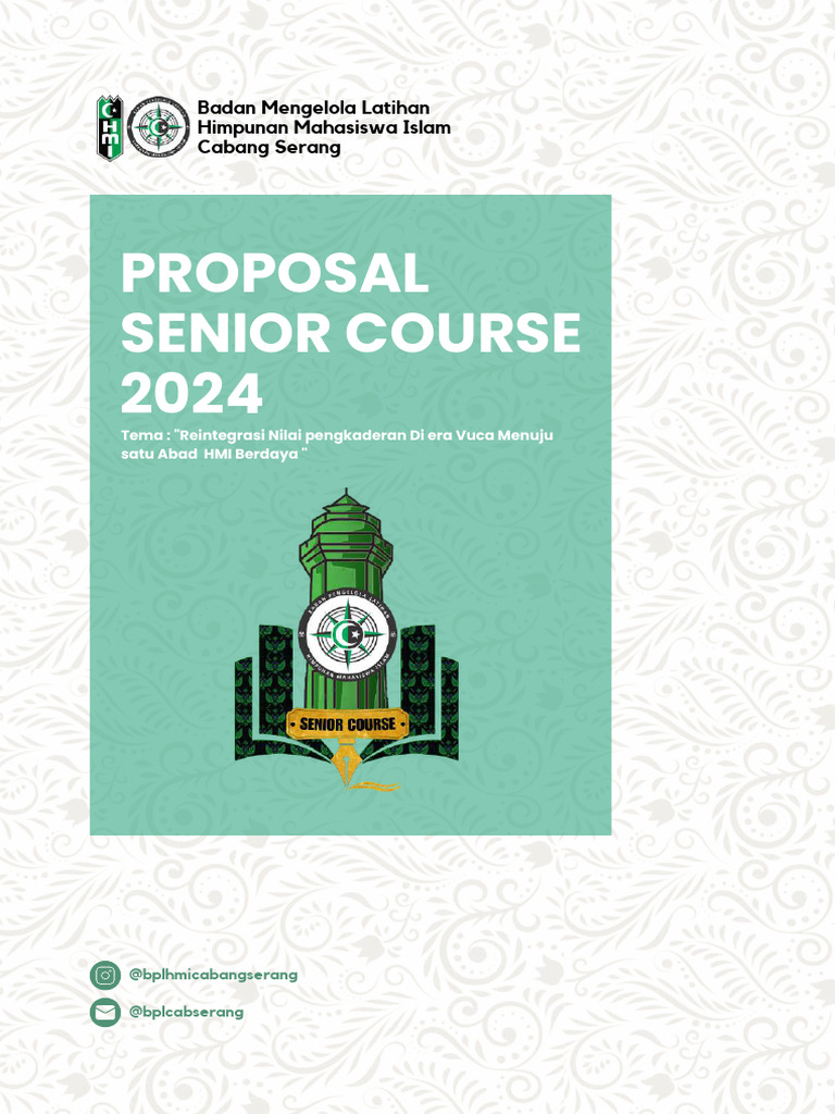 _Proposal Senior Course BPL HMI CABANG SERANG 2024_20241102_191151_0000_compressed (1) | PDF