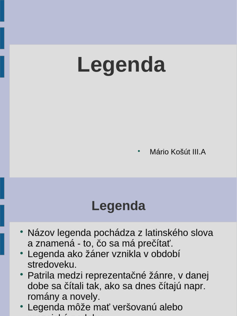 Legenda | PDF