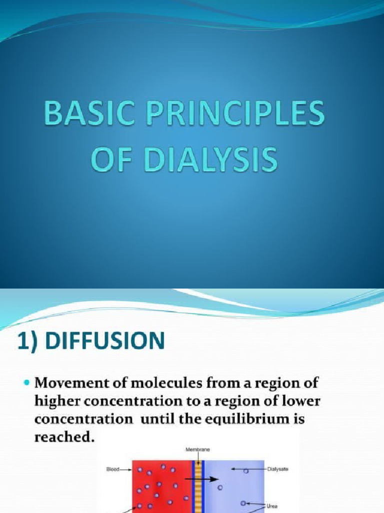 BASIC PRINCIPLES OF DIALYSIS.pptx - 20240704_134205 | PDF
