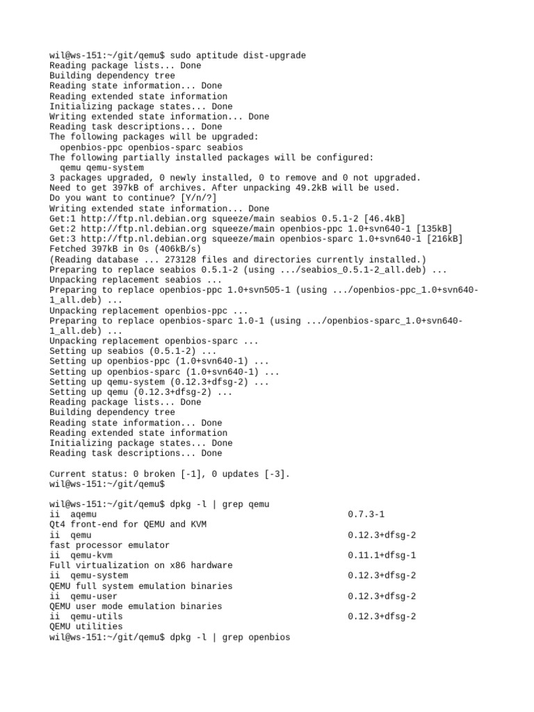 dep problem with openbios-ppc (solved) | PDF | Computing Platforms ...