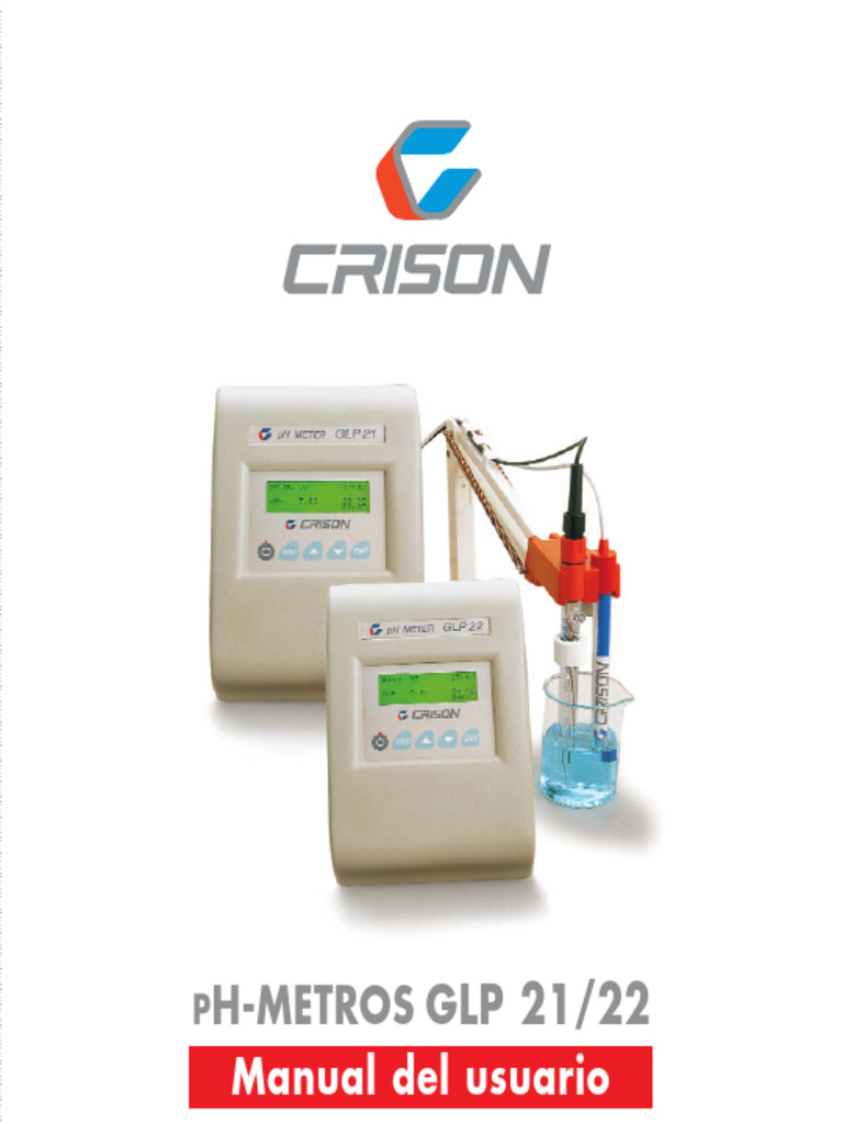 Manual de pH-metros GLP 21/22 | PDF | Ph | Calibración