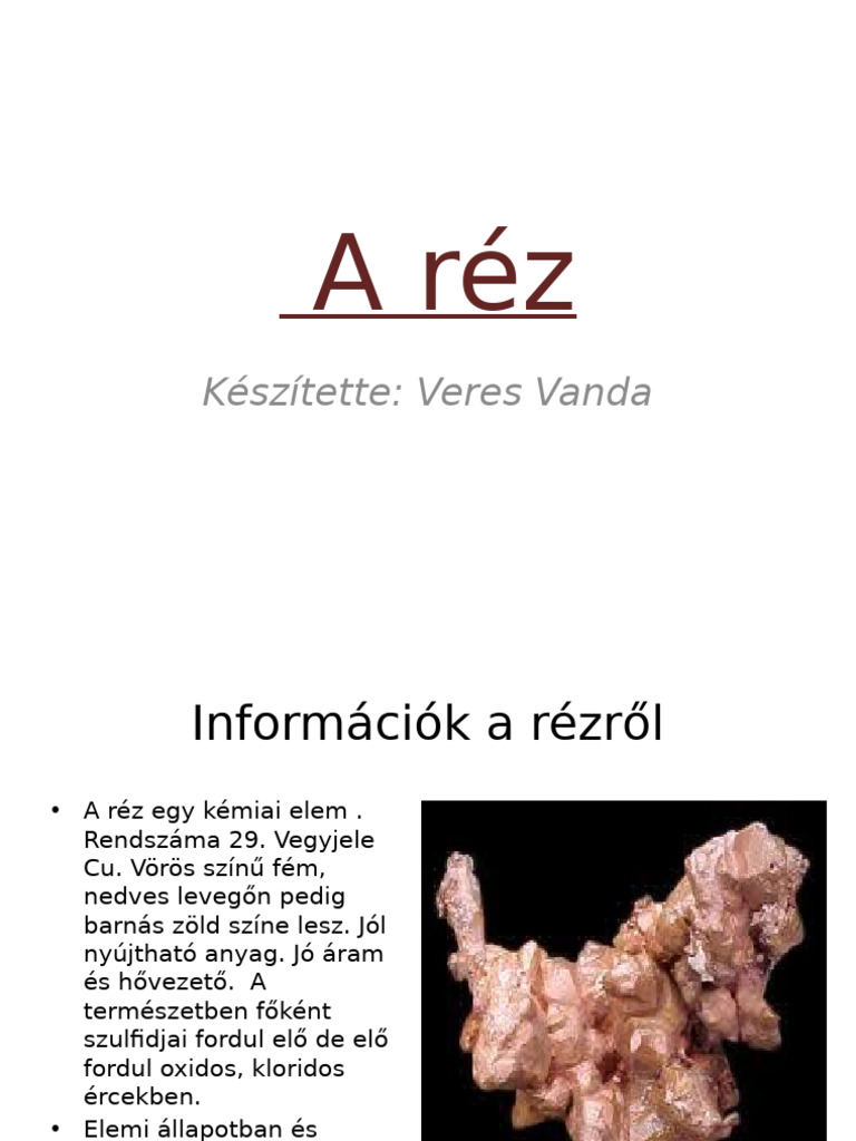A Réz | PDF