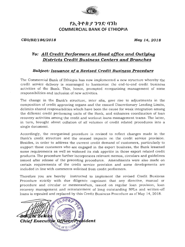 Credit Procedure - 2018-2 | PDF