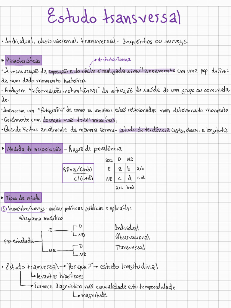 Estudo Transversal | PDF