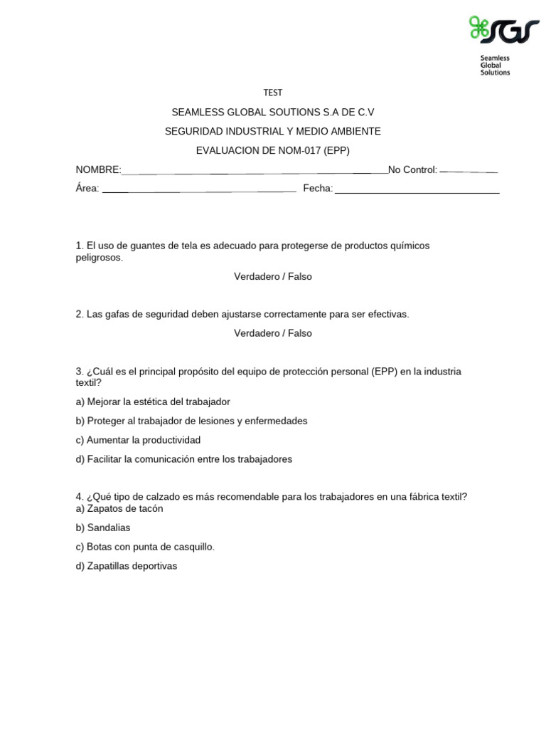 Examen Epp | PDF