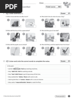Flyers 3 - 2019 - Answer Keys - Test 1 | PDF