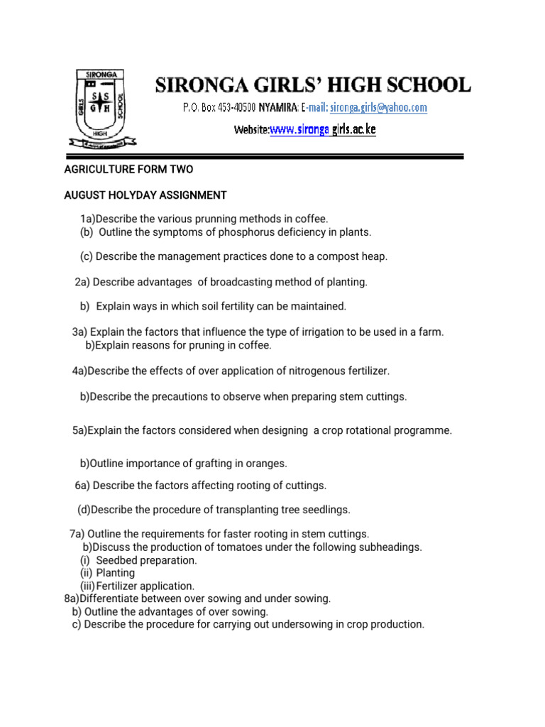 Revision Questions | PDF