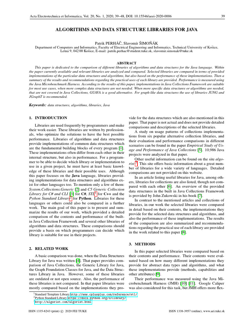Algorithms and Data Structure Libraries For Java | PDF | Computer Programming | Algorithms And ...