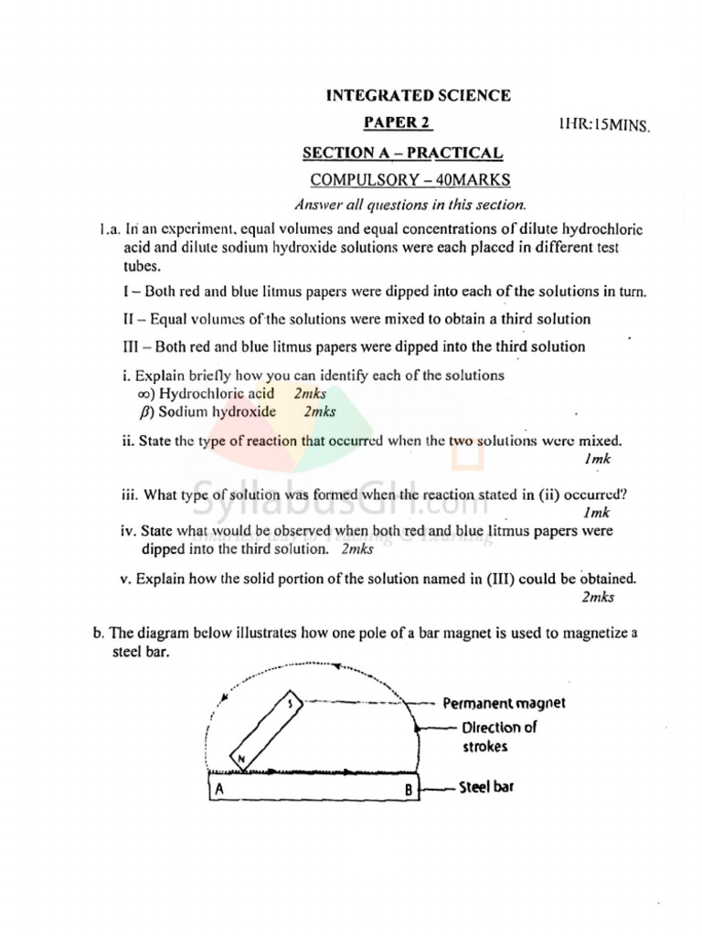 2024 Mock 6 Science 2 | PDF