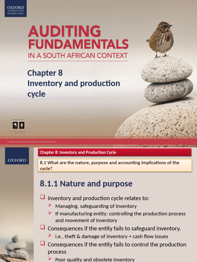 Chapter 8 - Inventory and Production Cycle | PDF | Inventory | Warehouse