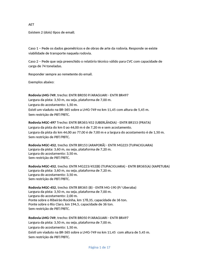 Modelo Resposta Viabilidade Aet | PDF | Negócios | Tecnologia e Engenharia