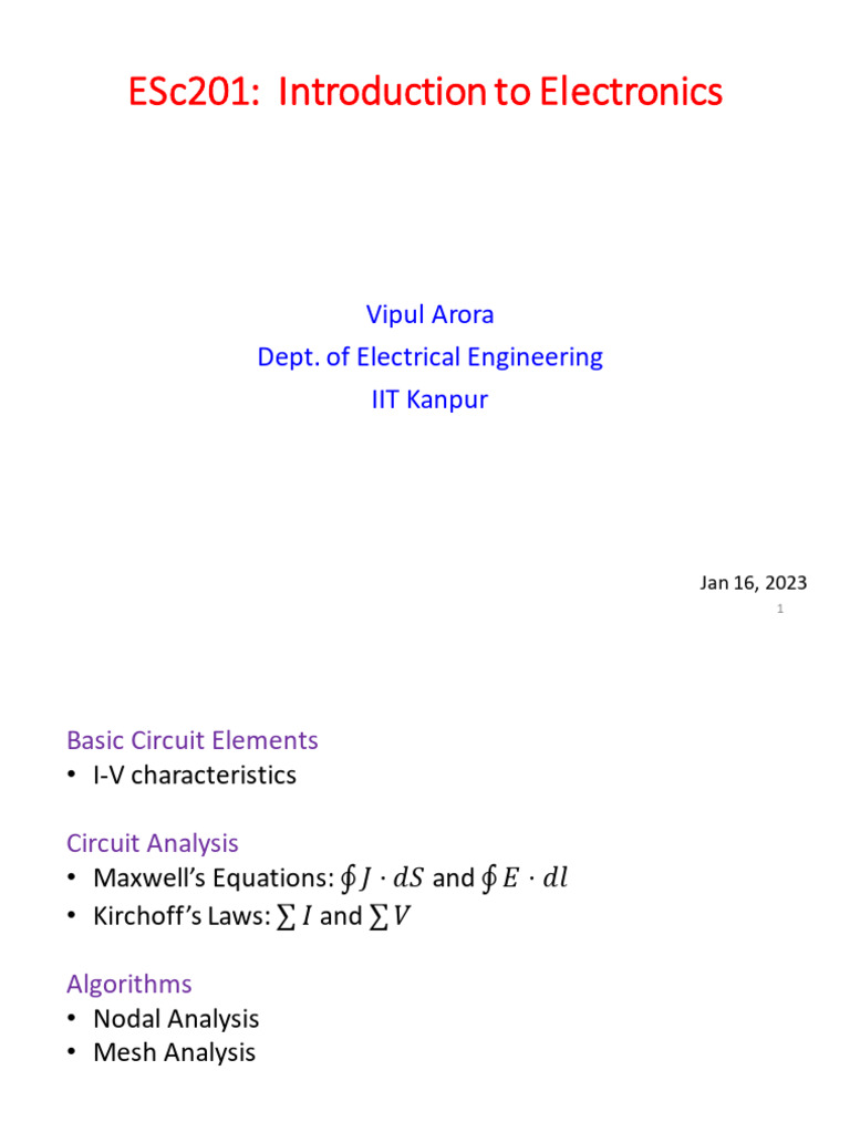 L05 Meshanalysis Superpos | PDF | Electrical Network | Electronic Circuits