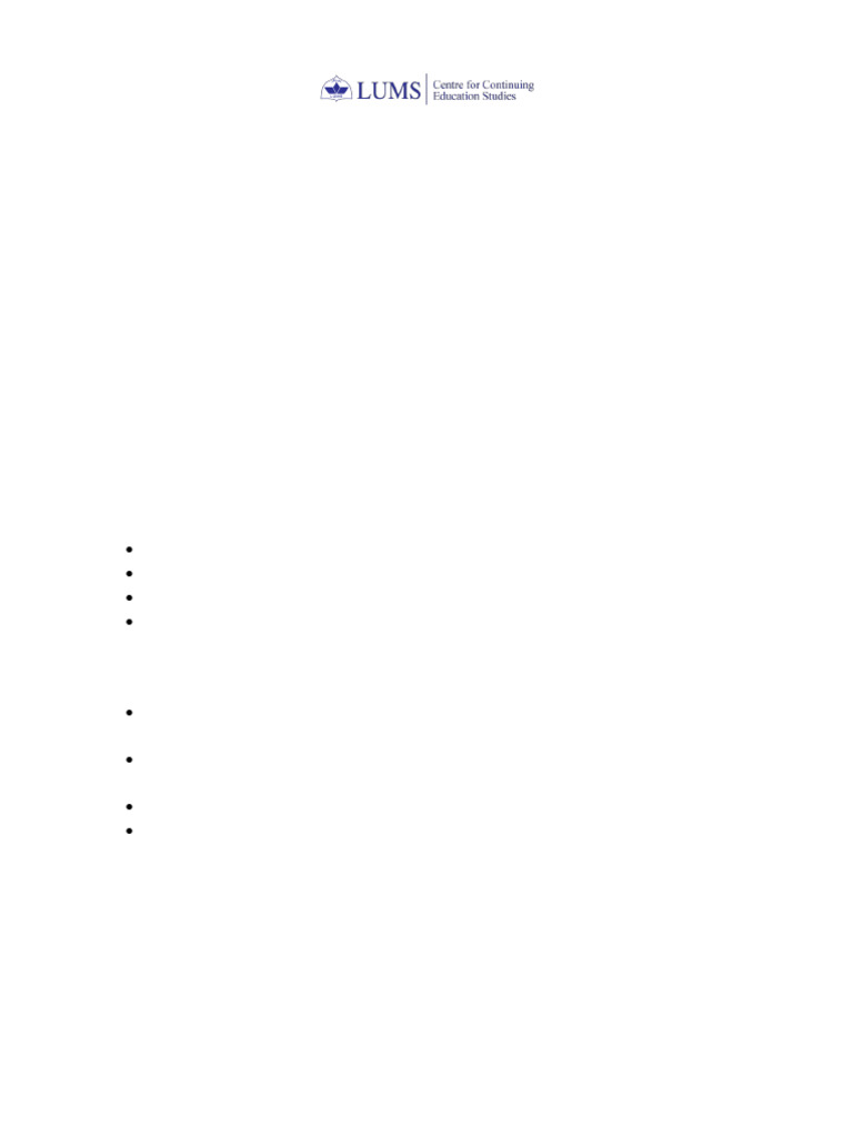 PowerBI Outline (Online) - LUMS CES | PDF