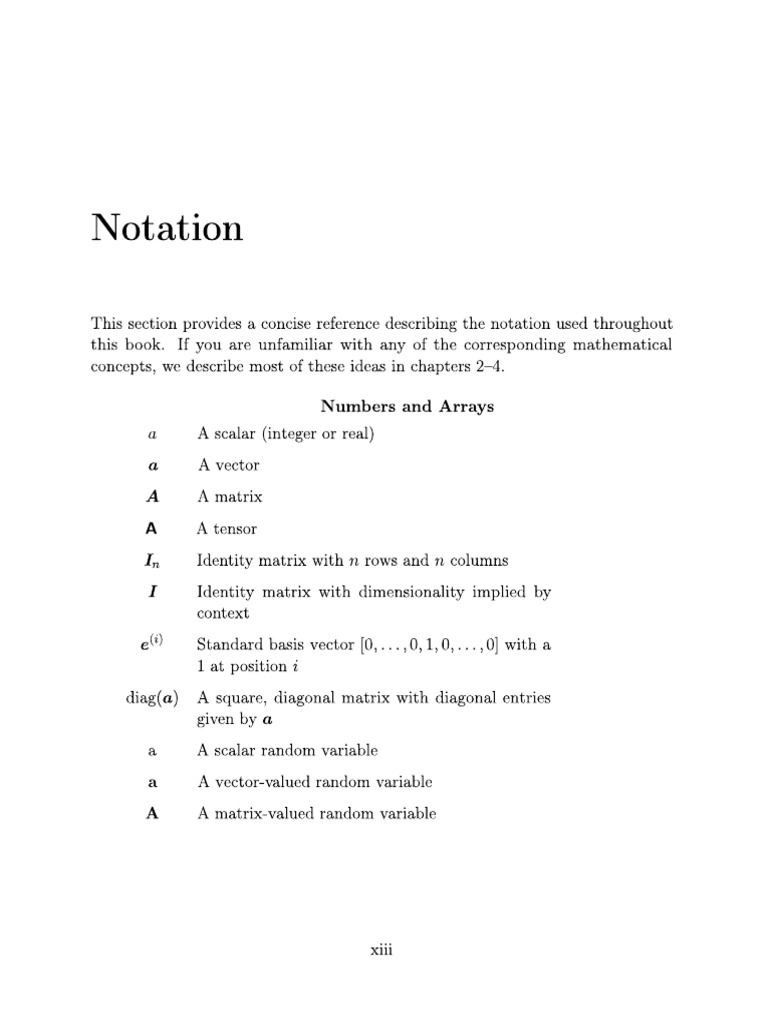 02 Notation | PDF