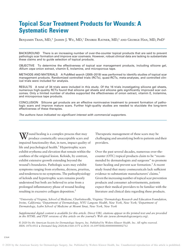 00042728-202012000-00023 | PDF | Scar | Wound Healing