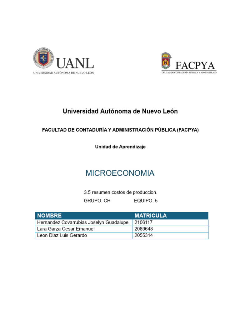 Resumen Micro | PDF | Business | Costo marginal