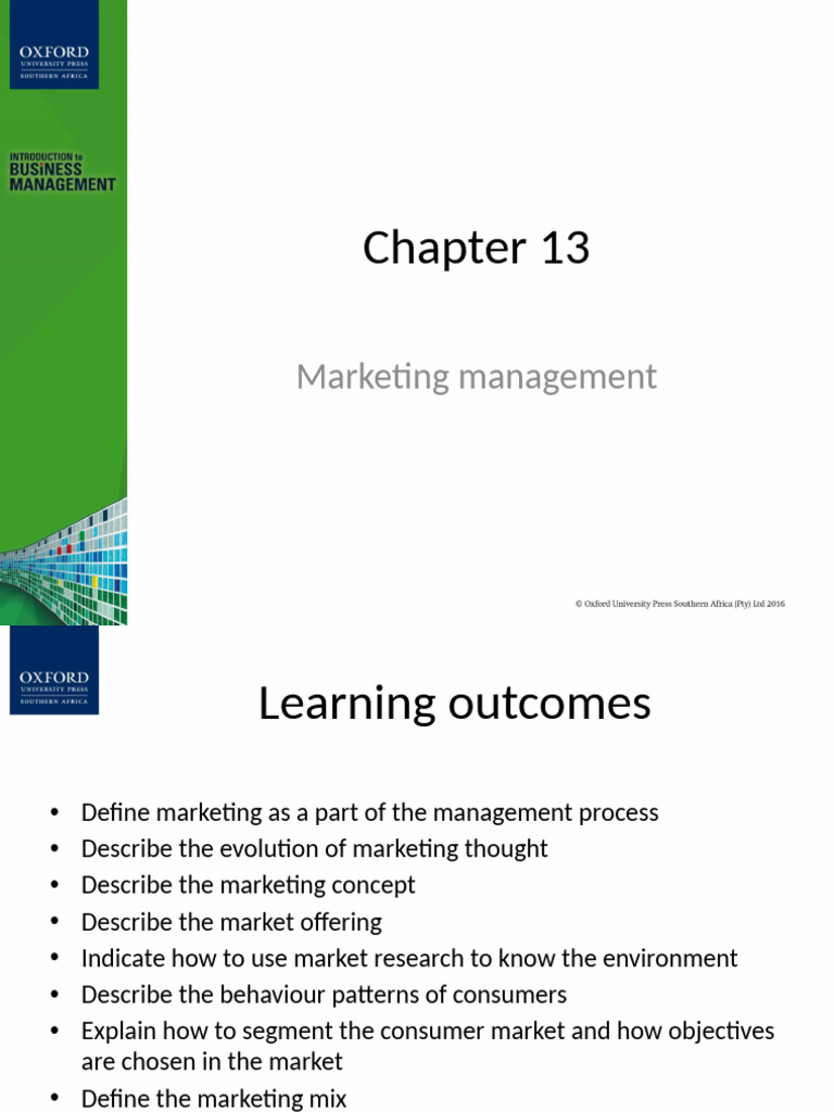 Marketing Management Essentials Guide | PDF | Marketing | Behavior