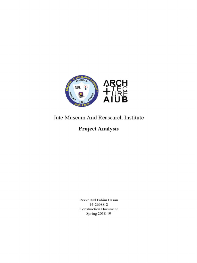 Project Analysis | PDF | Jute