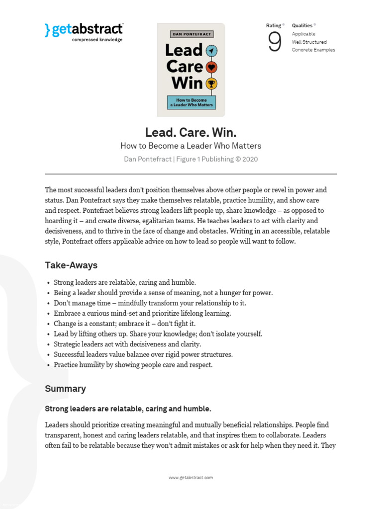 Effective Leadership Qualities Explained | PDF | Learning | Leadership