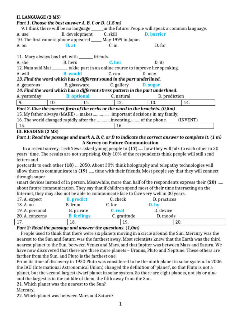 on anh 8 hk2 | PDF | Planets | Planets In Astrology