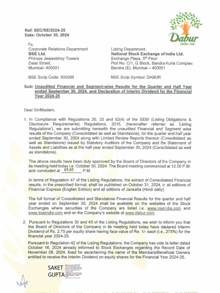 Results | PDF | Securities (Finance) | Investments & Securities