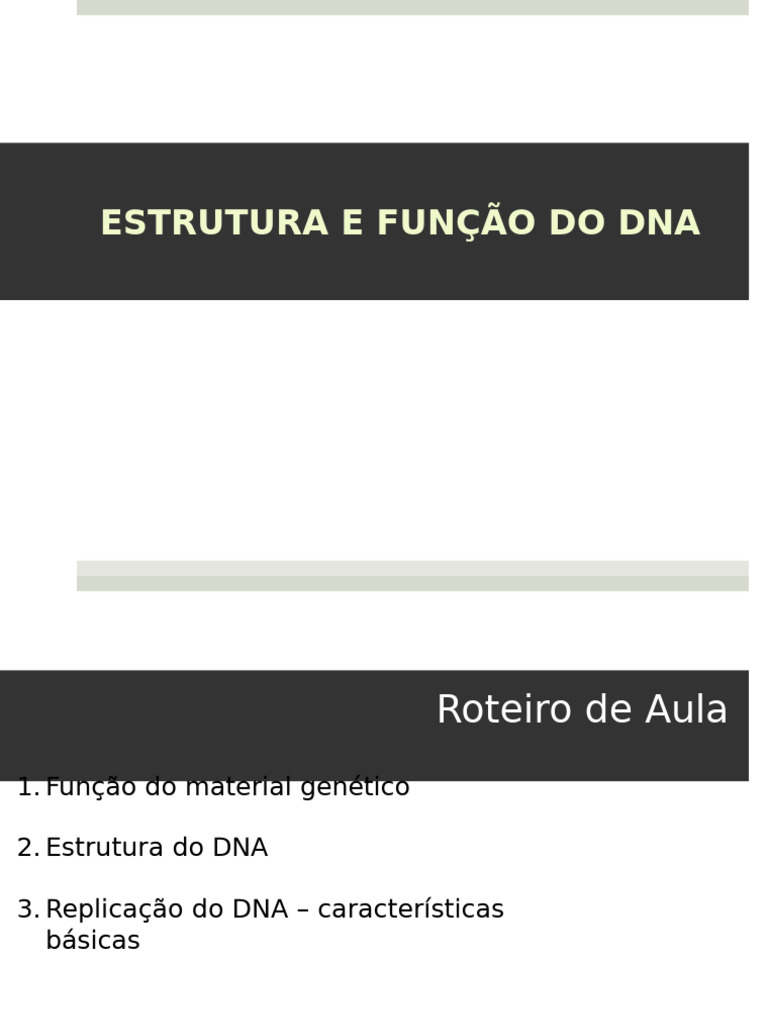 Estrutura e Função do DNA | PDF | DNA | Espiral dupla de ácido nucleico