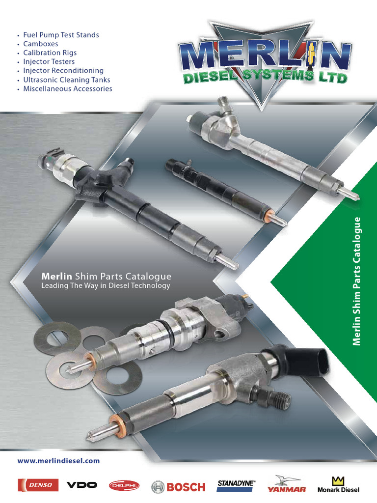 Merlin Shim Catalogue | PDF | Diesel Engine | Fuel Injection