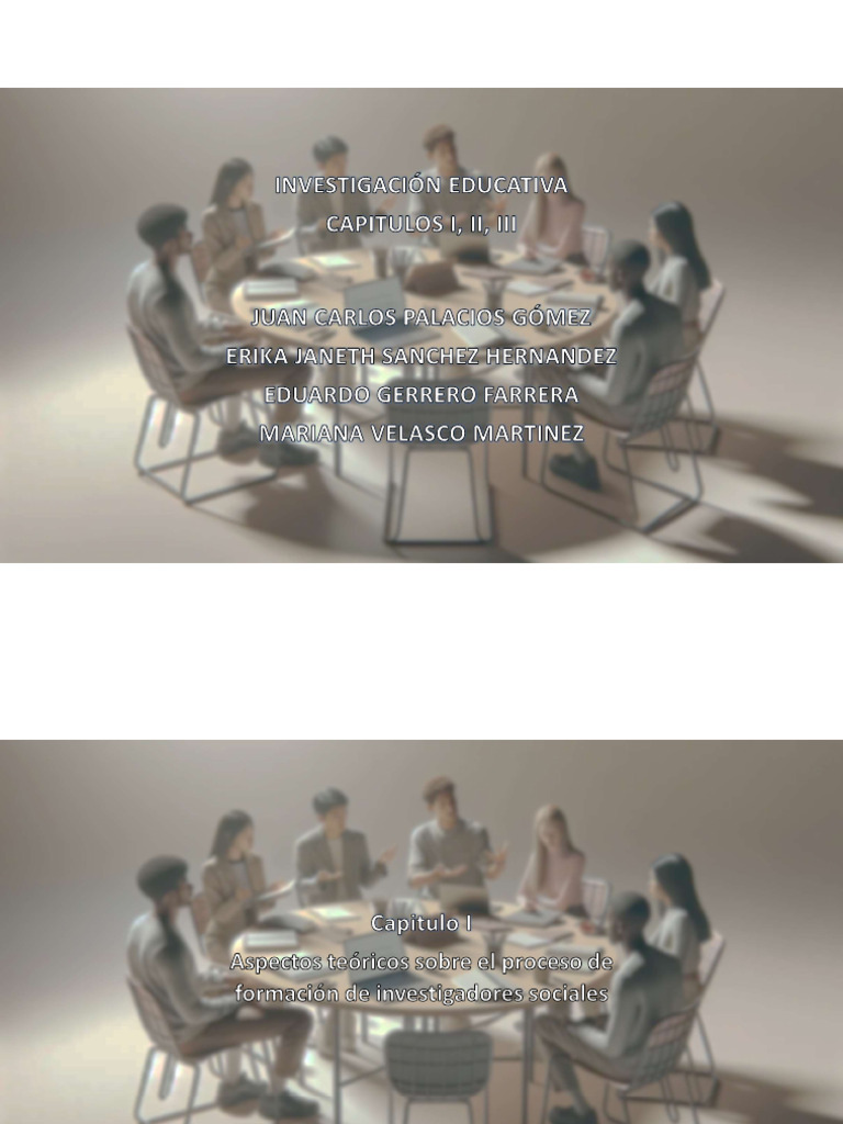 Investigación Educativa Capitulos I, II y III | PDF