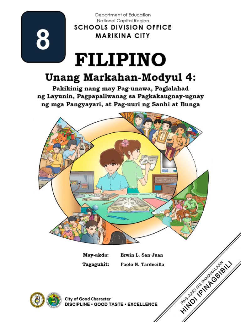 NCR Final Filipino8 Q1 M4 | PDF
