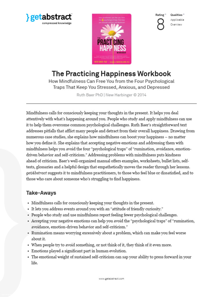 Mindfulness for Overcoming Psychological Traps | PDF | Mindfulness ...