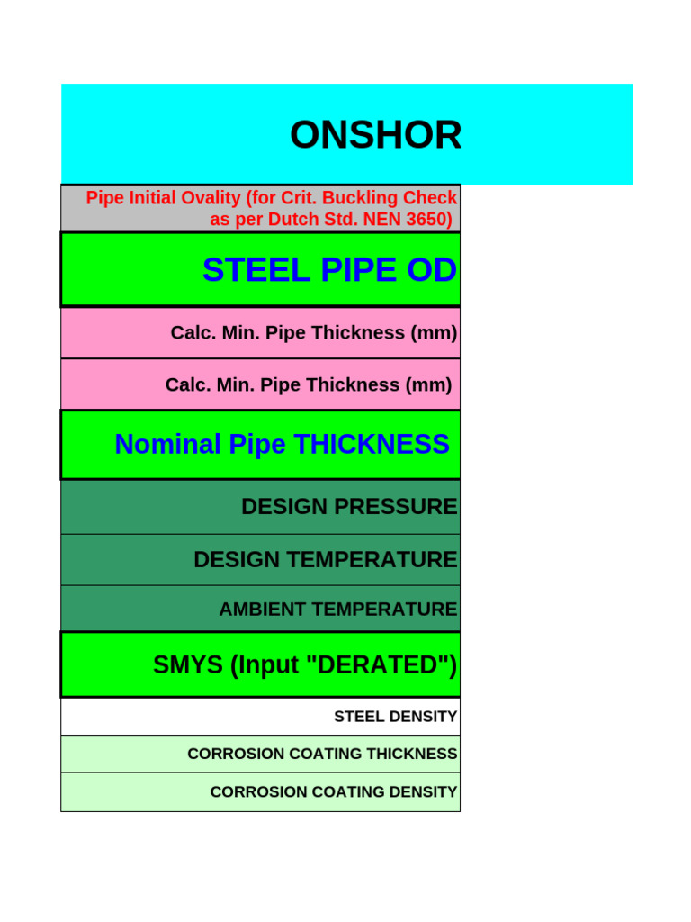 Onshore Pipeline Stress Calculations | PDF | Bending | Stress (Mechanics)