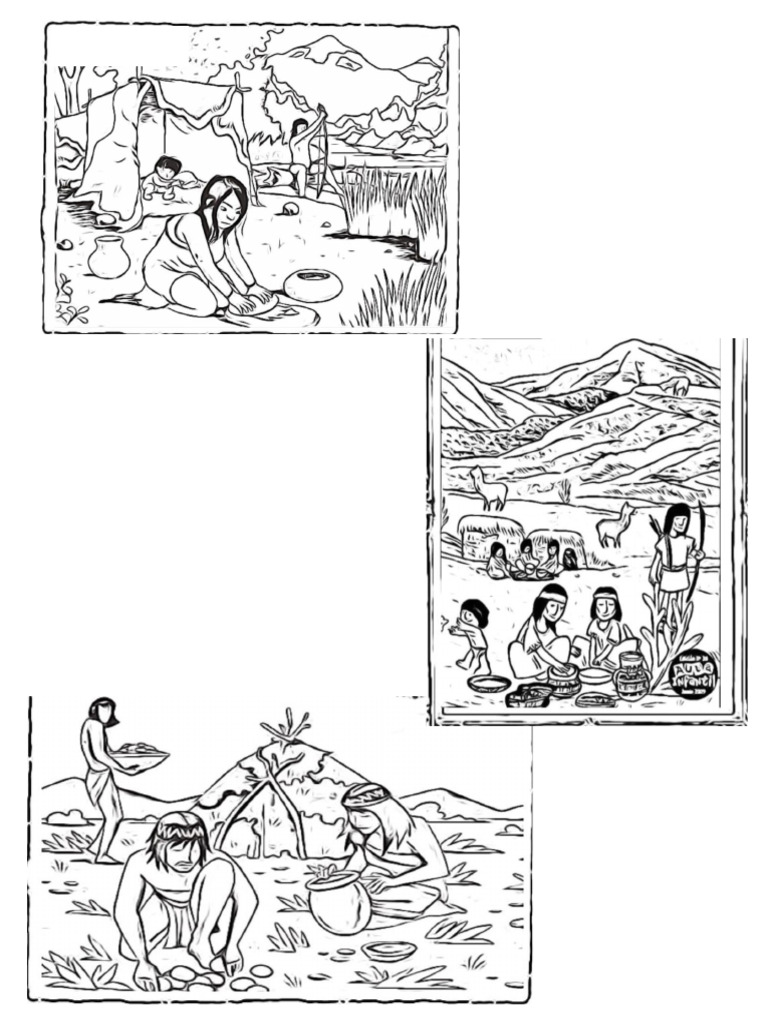 Imagenes Colorear Indigenas | PDF