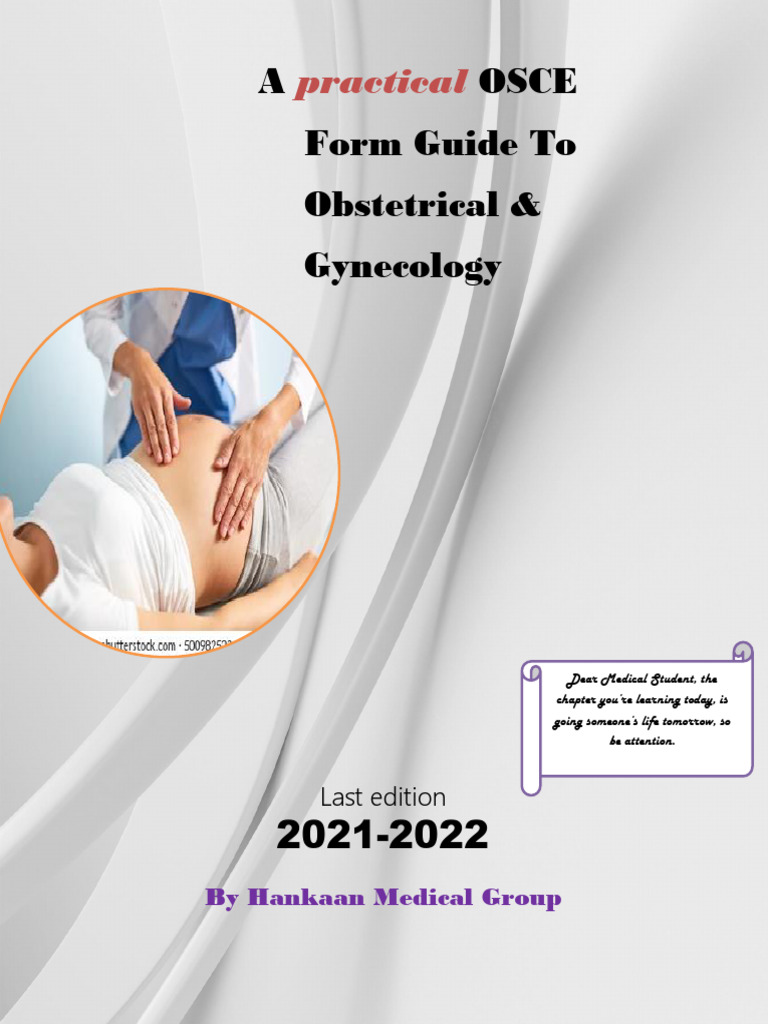 OBS & GYN Hankaab OSCE BooK | PDF | Menstruation | Pregnancy