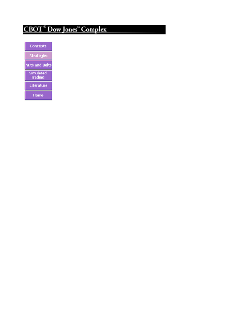 Practical Details of CBOT DJIA | PDF | Futures Contract | Arbitrage