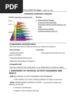 Sahrmann Core Stability Test Levels | PDF