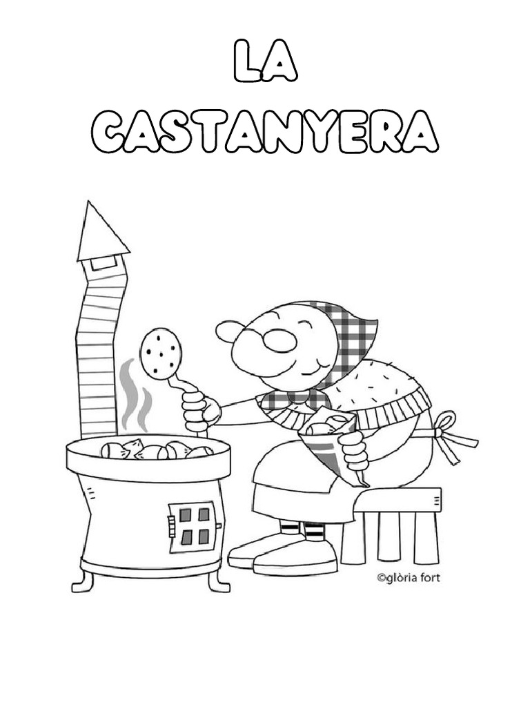 Dibuixos Castanyera Pintar | PDF