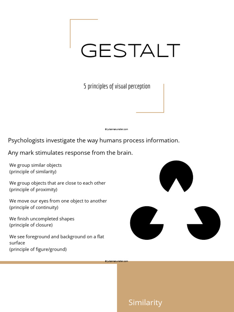gestalt | PDF | Perception | Psychological Concepts