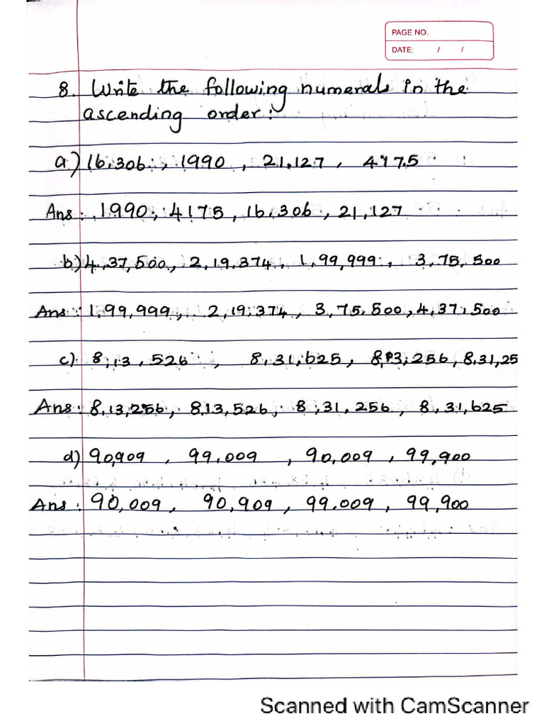 Chap - 1-Numeration - Notes | PDF