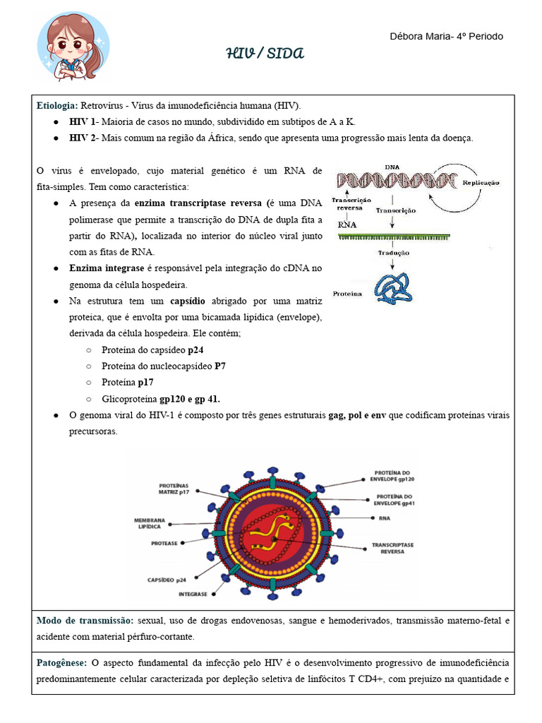 HIV - AIDS - Documentos Google | PDF | HIV | Vírus