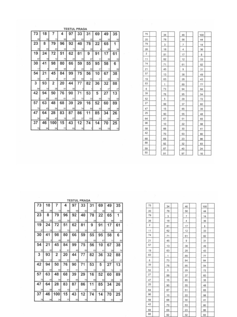 Test - Praga - 2 | PDF