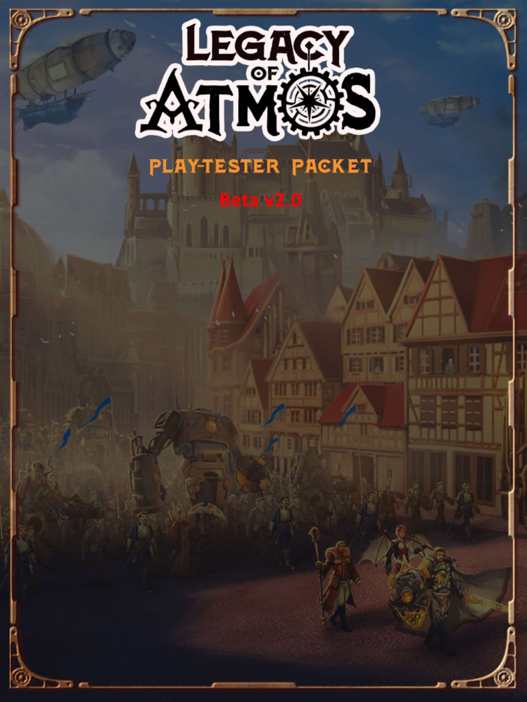 Play-tester Packet v2.1_compressed | PDF