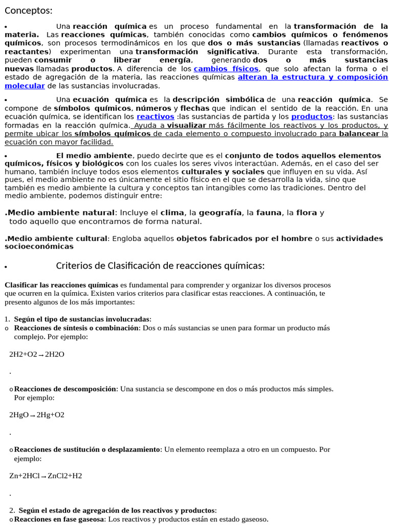 Trabajo Practico de Quimica | PDF | Reacciones químicas | Redox