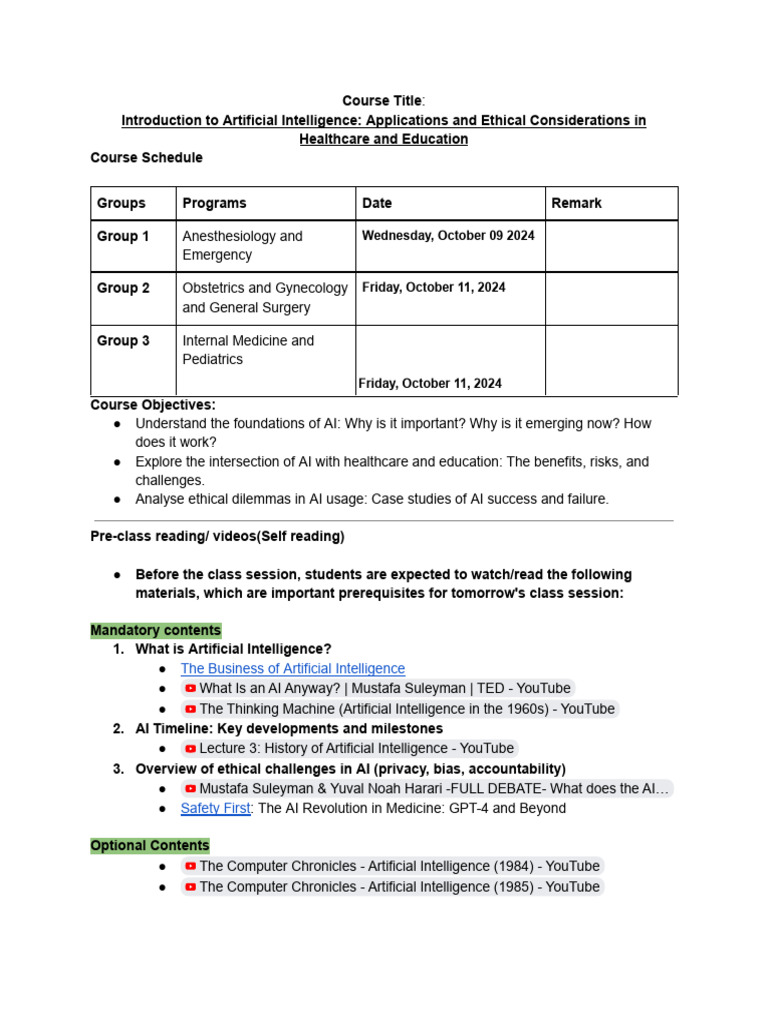 Pre-Class Reading Materials - 241008 - 191733 | PDF | Computers