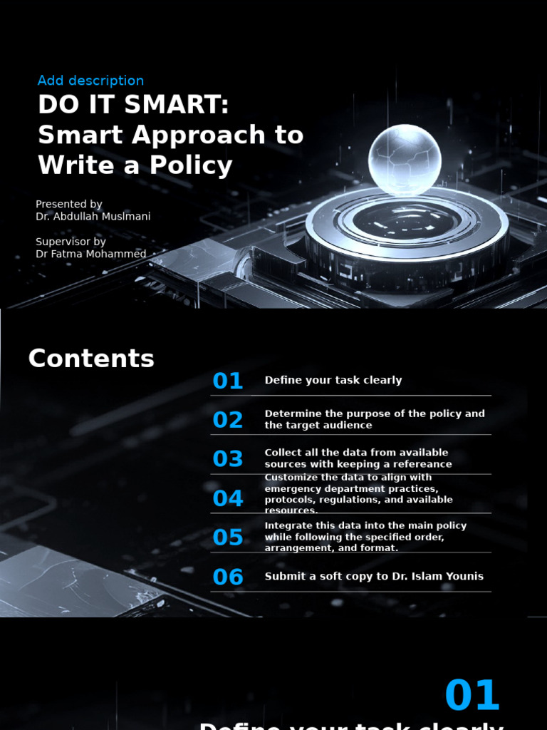 Smart Policy Writing Guide | PDF